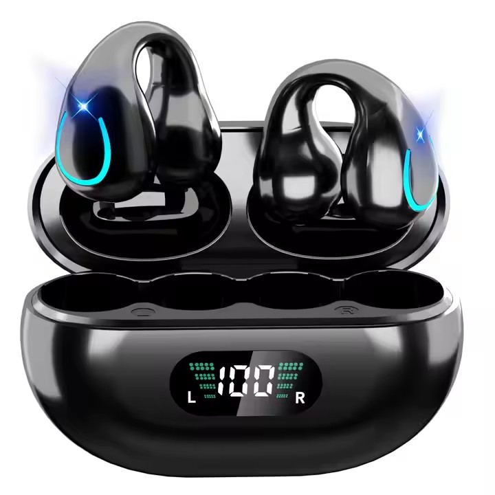 Q71 Earhook Open Ear Clip Bone air Conduction Headphones - TSSD Audio